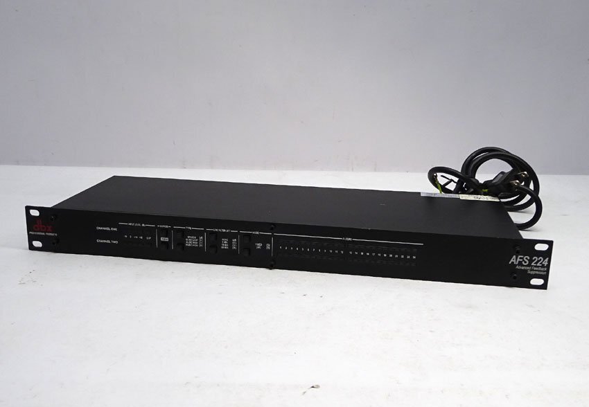 dbx フィードバック ハウリングサプレッサー AFS224(【良品 dbx フィードバック ハウリングサプレッサー AFS224(【良品