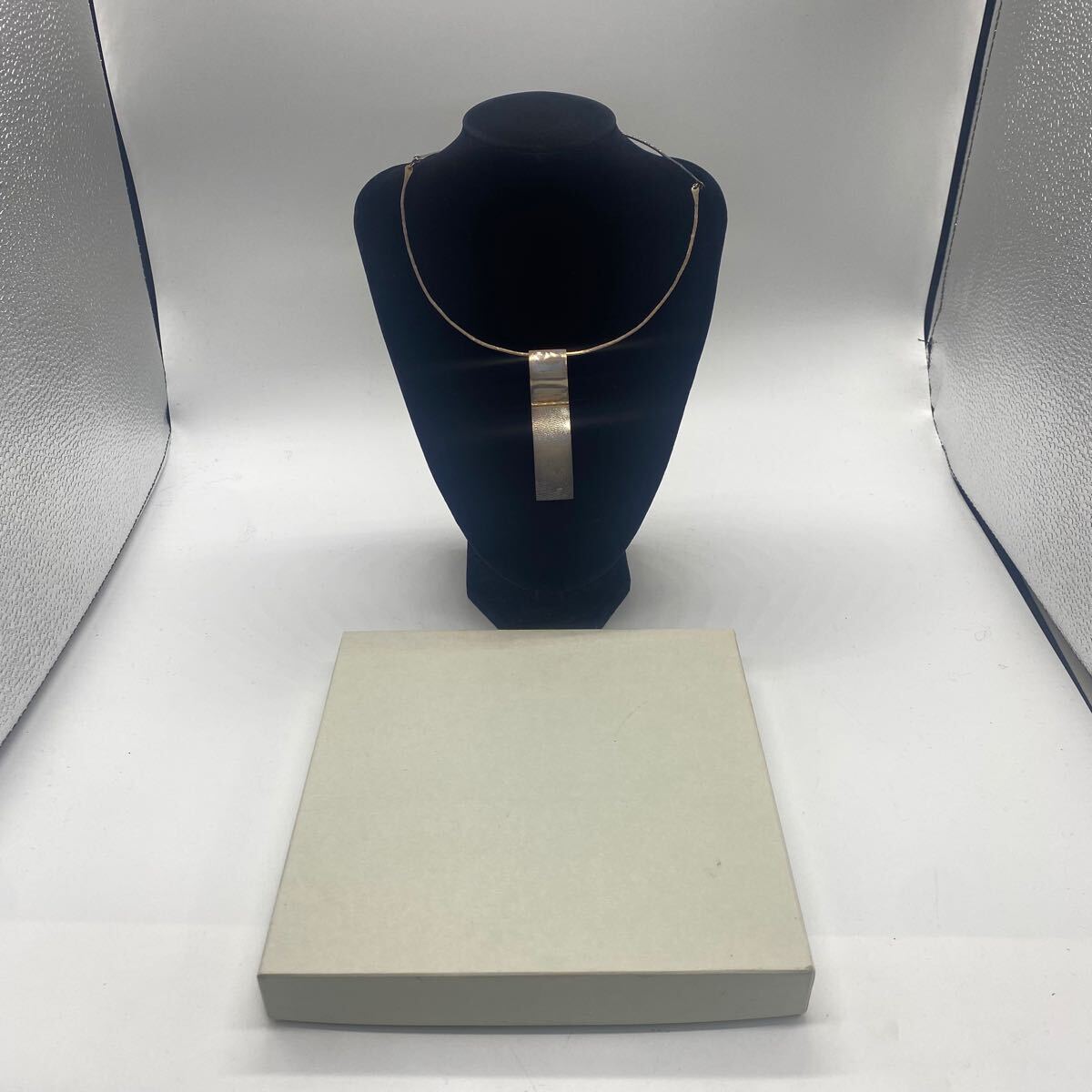 Yahoo!オークション - 1円〜 10M K18 SILVER 総重量約21g 刻印あり ネ...