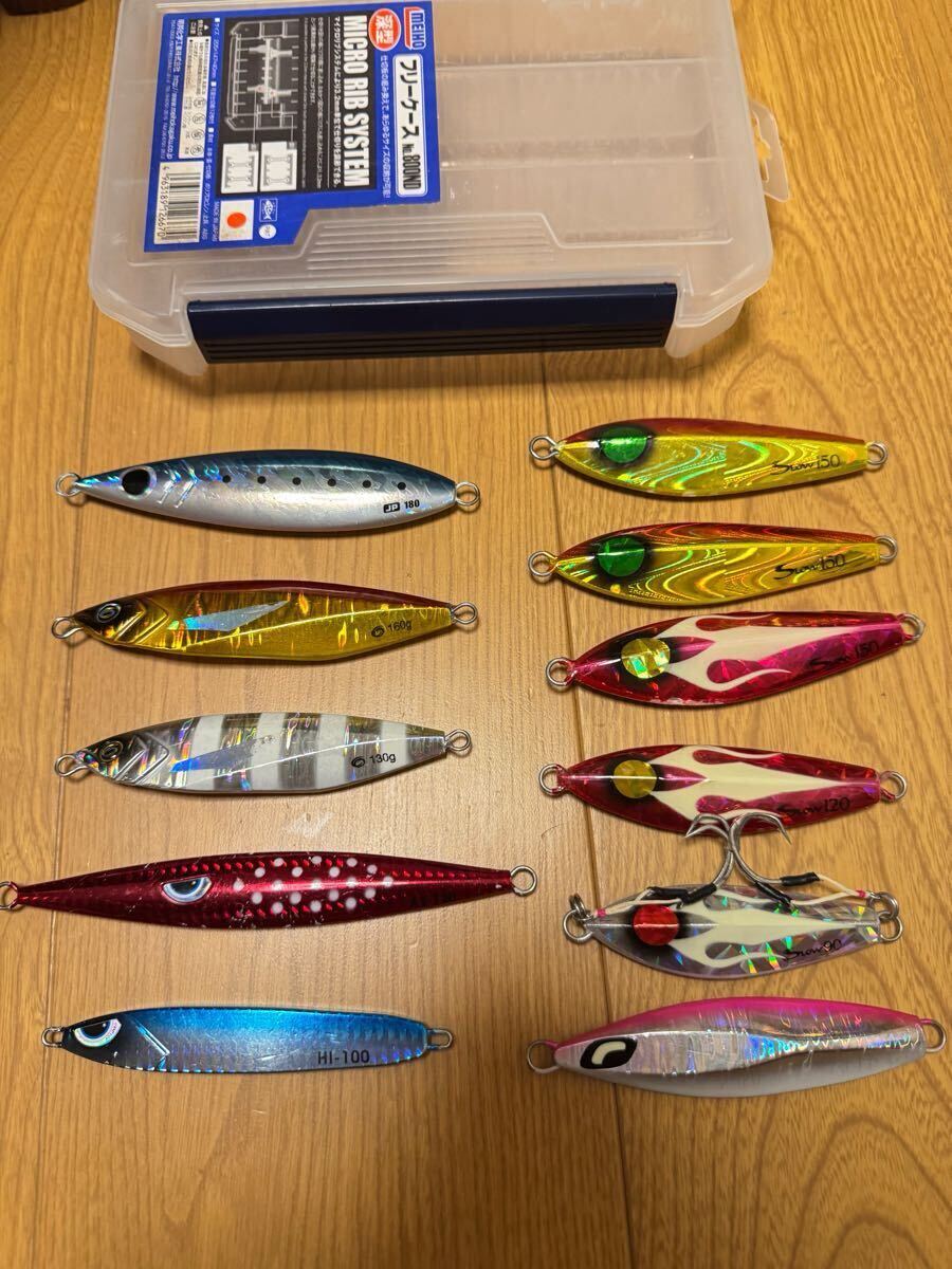 Yahoo!オークション - 11本セット/全メーカー品 スロージギング用メタ...