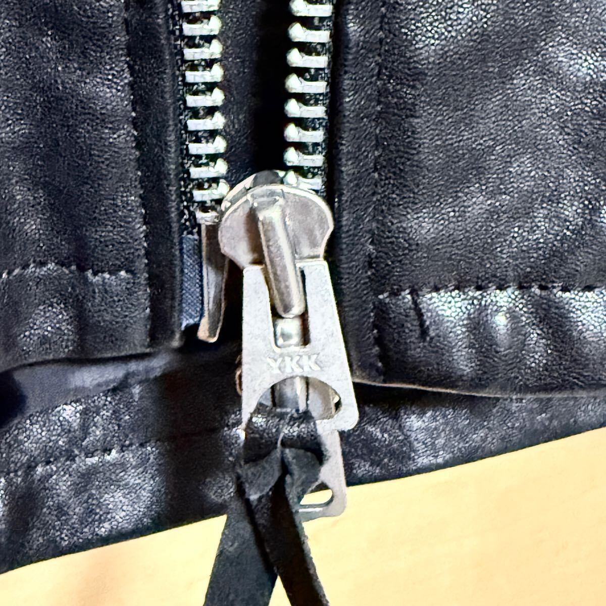 Yahoo!オークション - 極美品 カワサキ×schott M ライディングレザー...