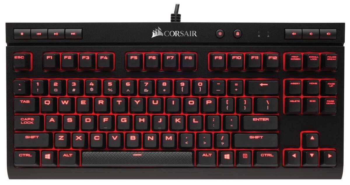 Yahoo!オークション - CORSAIR Corsair USB-A K63 Red LED -日本語キー...