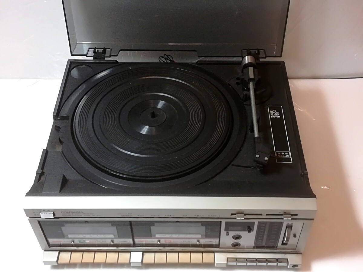 Yahoo!オークション - COLUMBIA コロンビア ターンテーブル レコードプ...