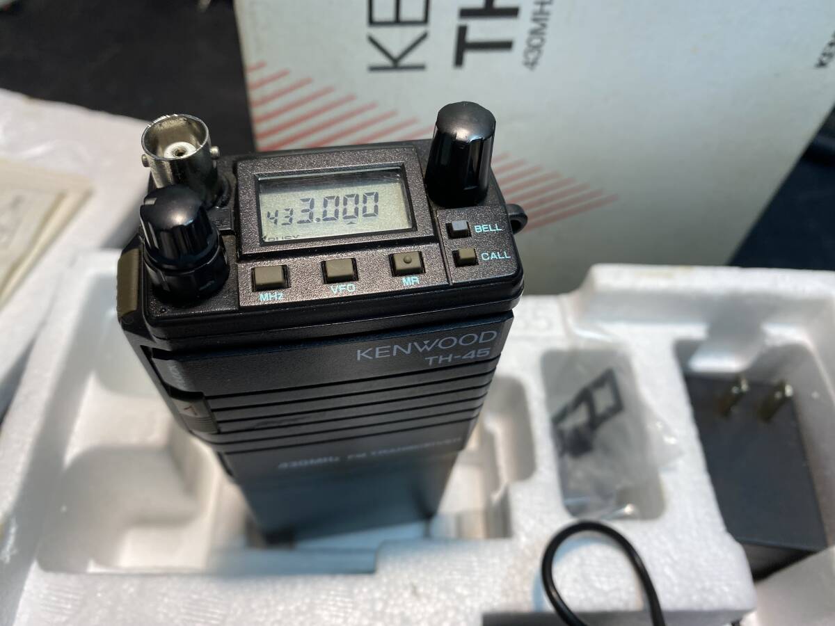 Yahoo!オークション - KENWOOD TH-45 430MHzハンディ機 一式