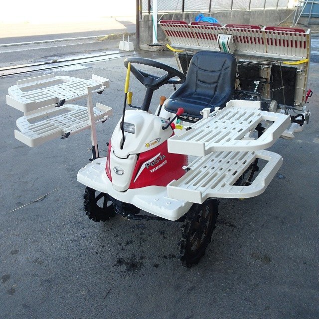 Yahoo!オークション - 香川 ヤンマー 4条植え 田植え機 Pes-1A クラン...