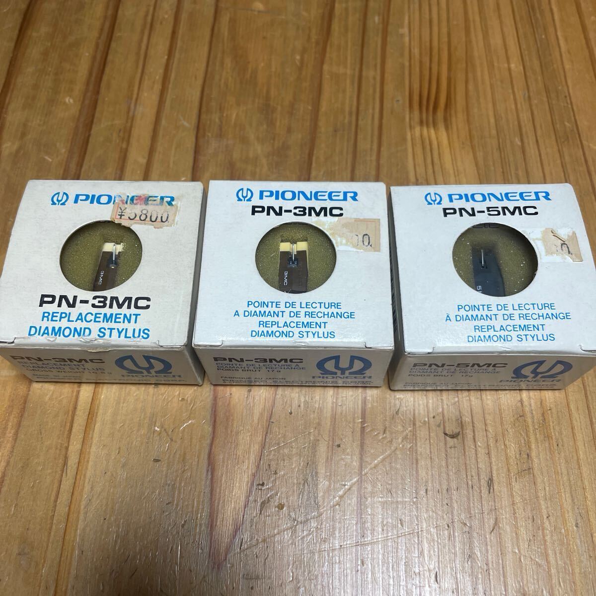 Yahoo!オークション - パイオニア レコード針 PN-3MC 2個 PN-5MC 1個