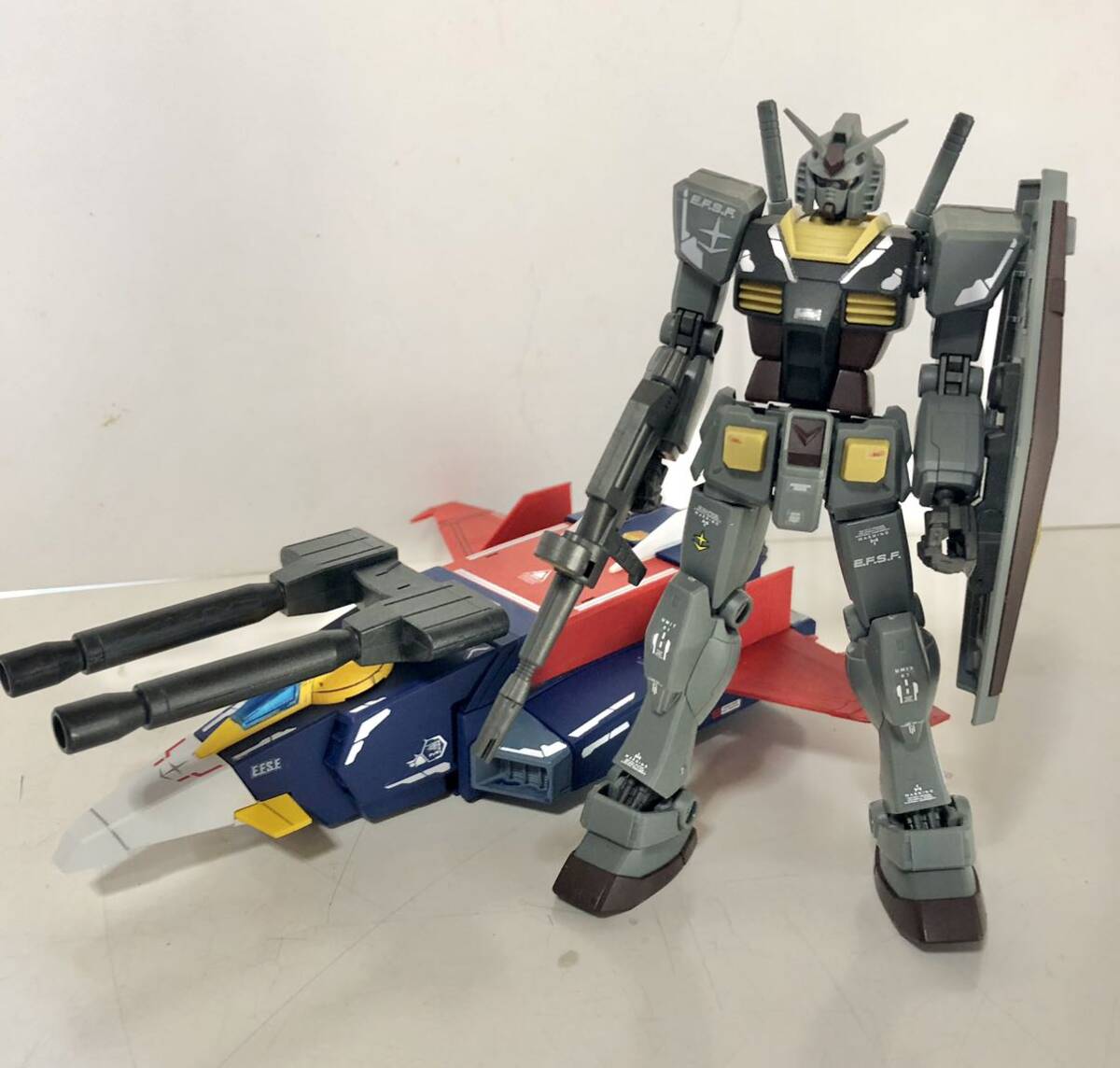 Yahoo!オークション - HG 1/144 Gアーマー RX78-2 ガンダム（リアル...