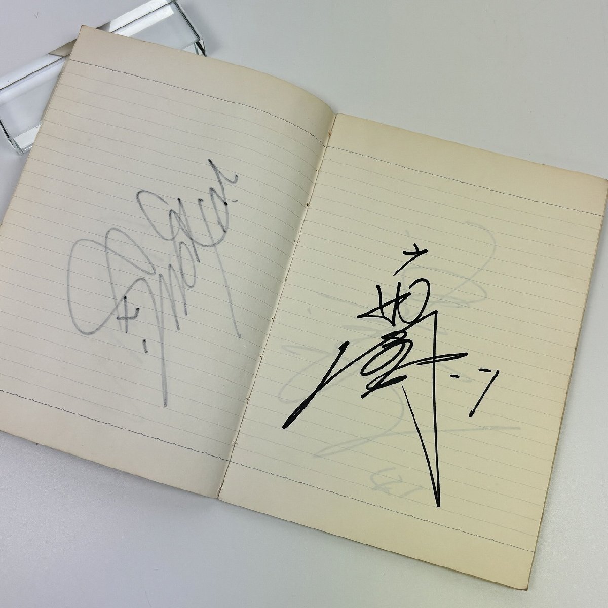 Yahoo!オークション - 長K423/プロ野球選手 直筆サイン帳 20名 1979年...