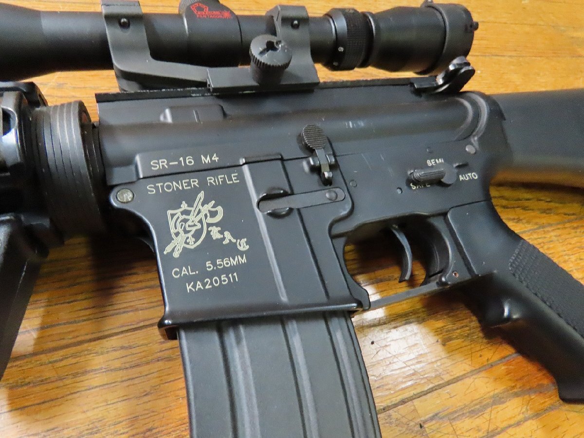 Yahoo!オークション - Y641/東京マルイ/SR-16 M4/STONER RIFLE/CAL. 5...