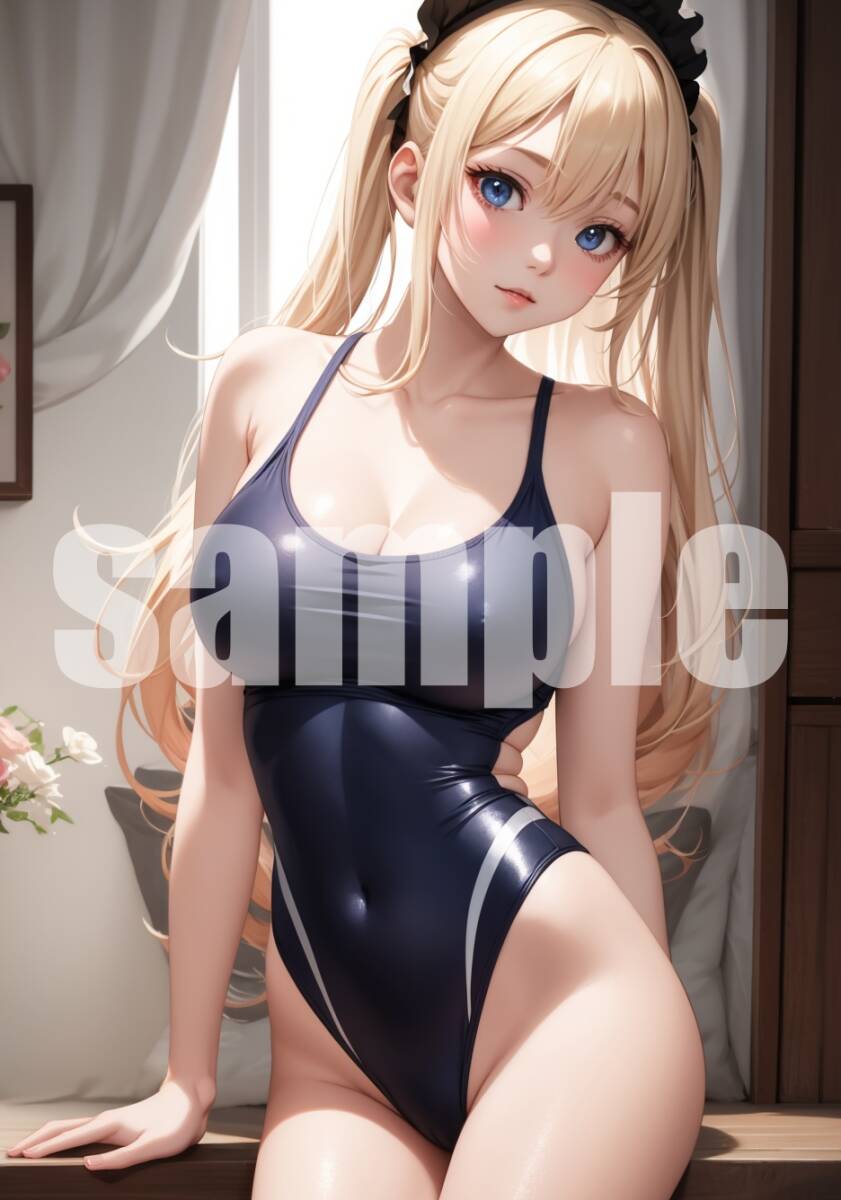 Yahoo!オークション - HY294 一点もの AI オリジナル A4 アート ポスタ...