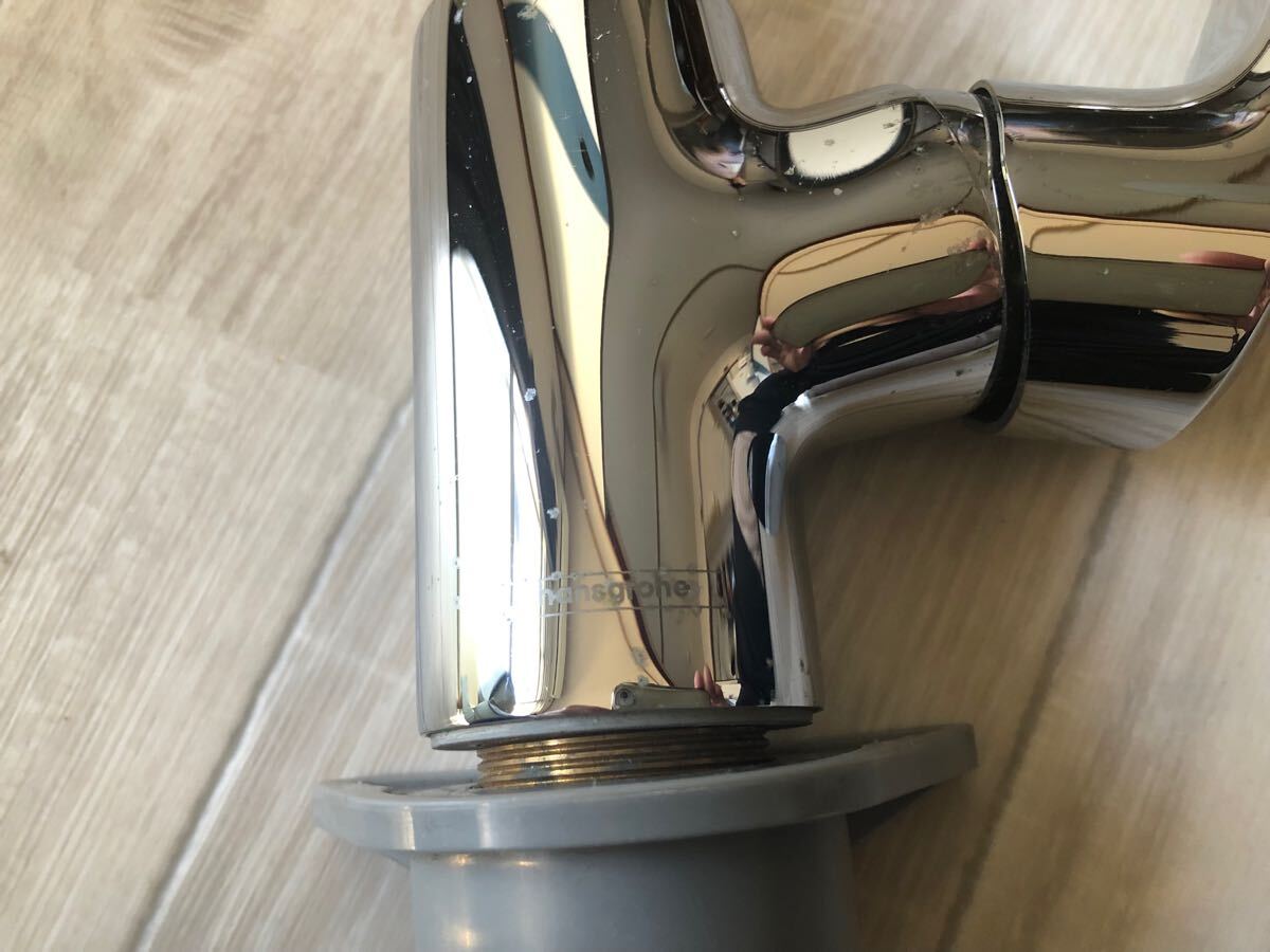 Yahoo!オークション - hansgroheの混合水栓現状未使用傷と錆有り ジャ...