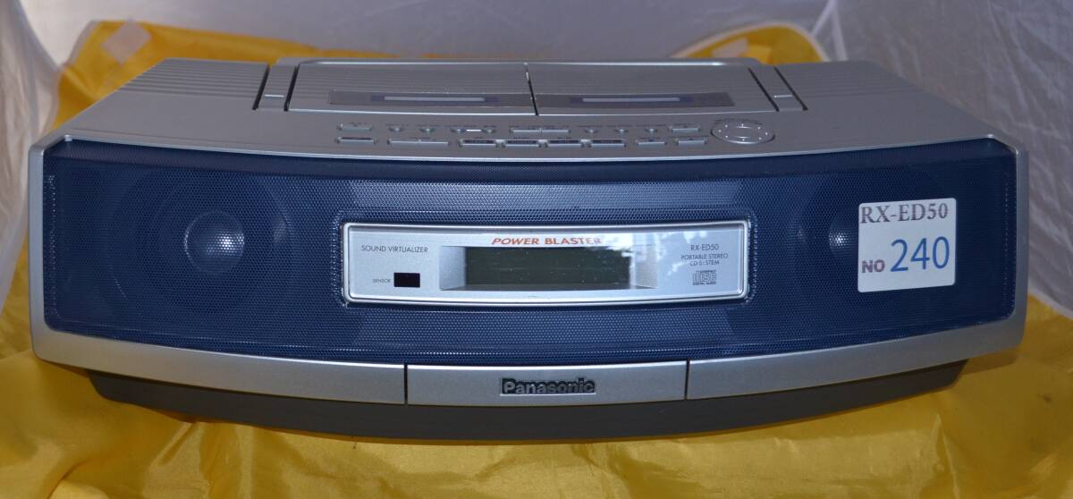 Yahoo!オークション - Panasonic CDダブルラジカセ RX－ED50(管理N...