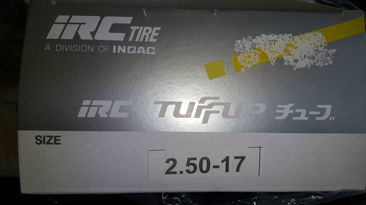 Yahoo!オークション - 306 IRCタフアップチューブ 2.50-17 新品未使用