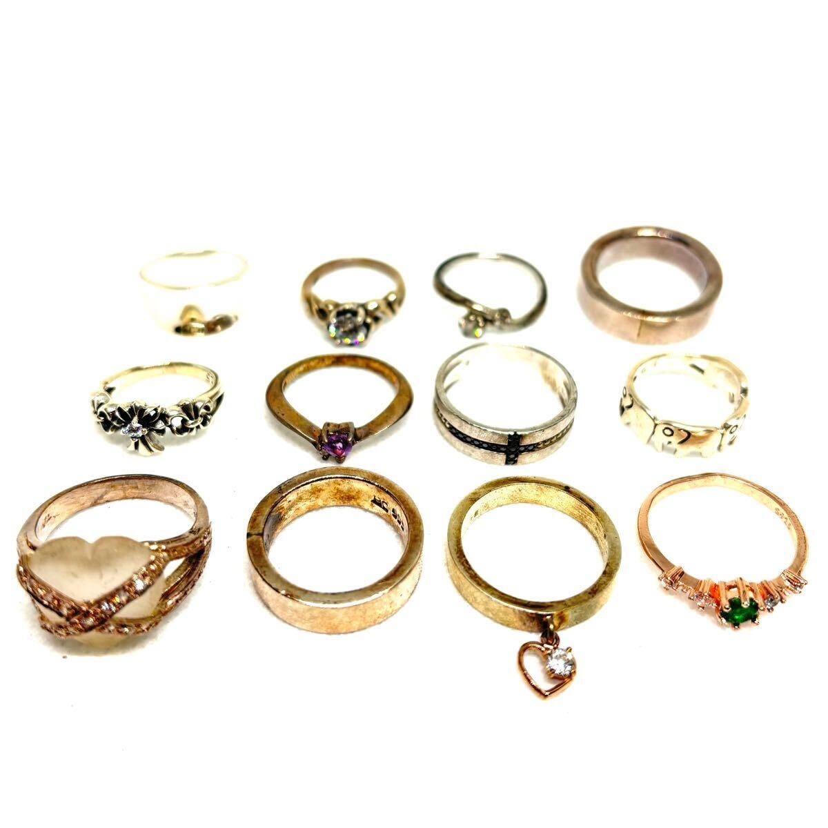 Yahoo!オークション - 全て シルバー925 K10 プラチナ 刻印 石付 指輪 ...