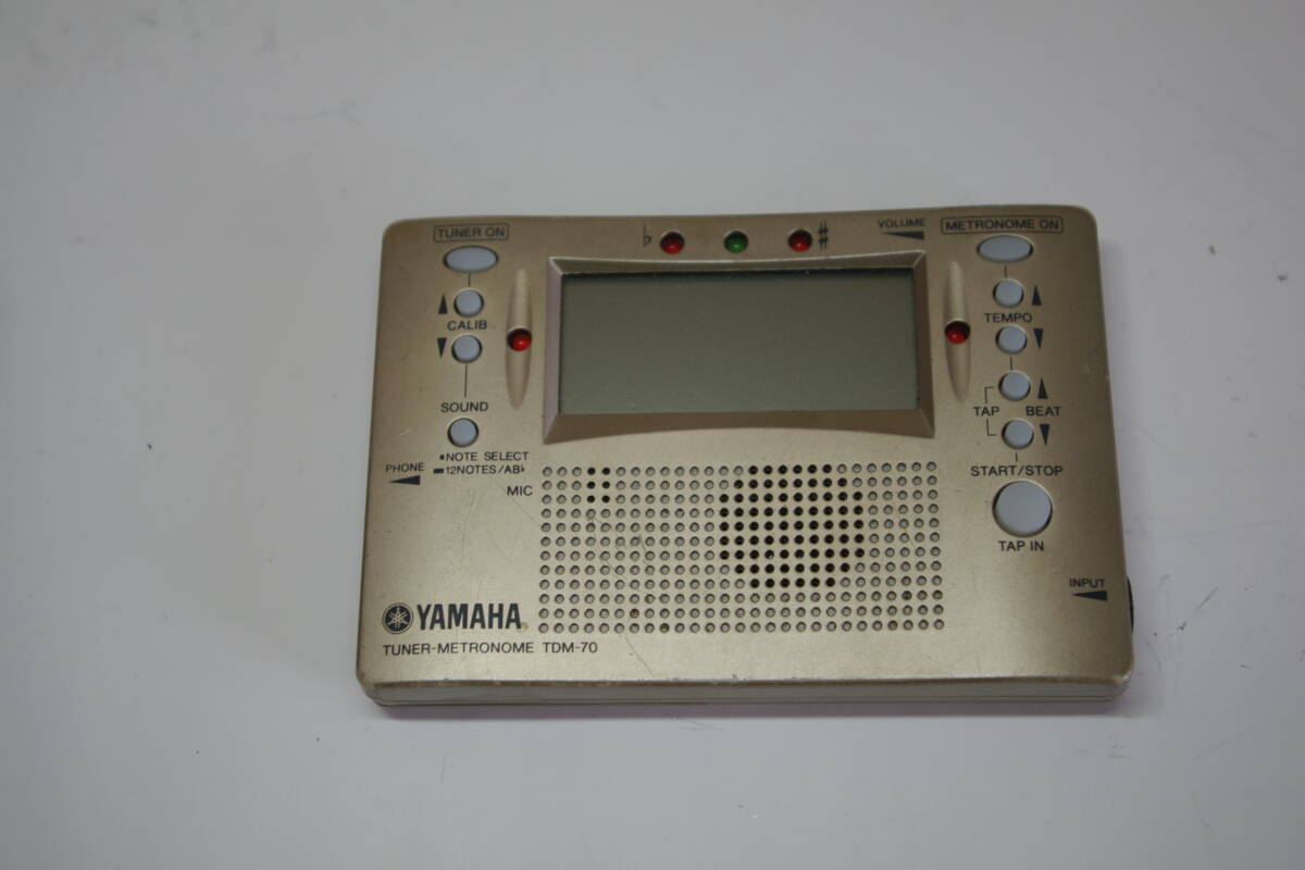 Yahoo!オークション - YAMAHA チューナー&メトロノーム TDM-70 T4