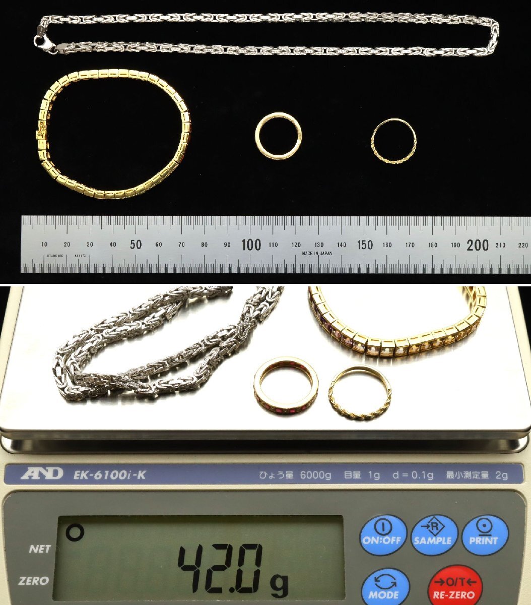 Yahoo!オークション - おたからや 14KT刻印 K14相当ジュエリー 4点《約...