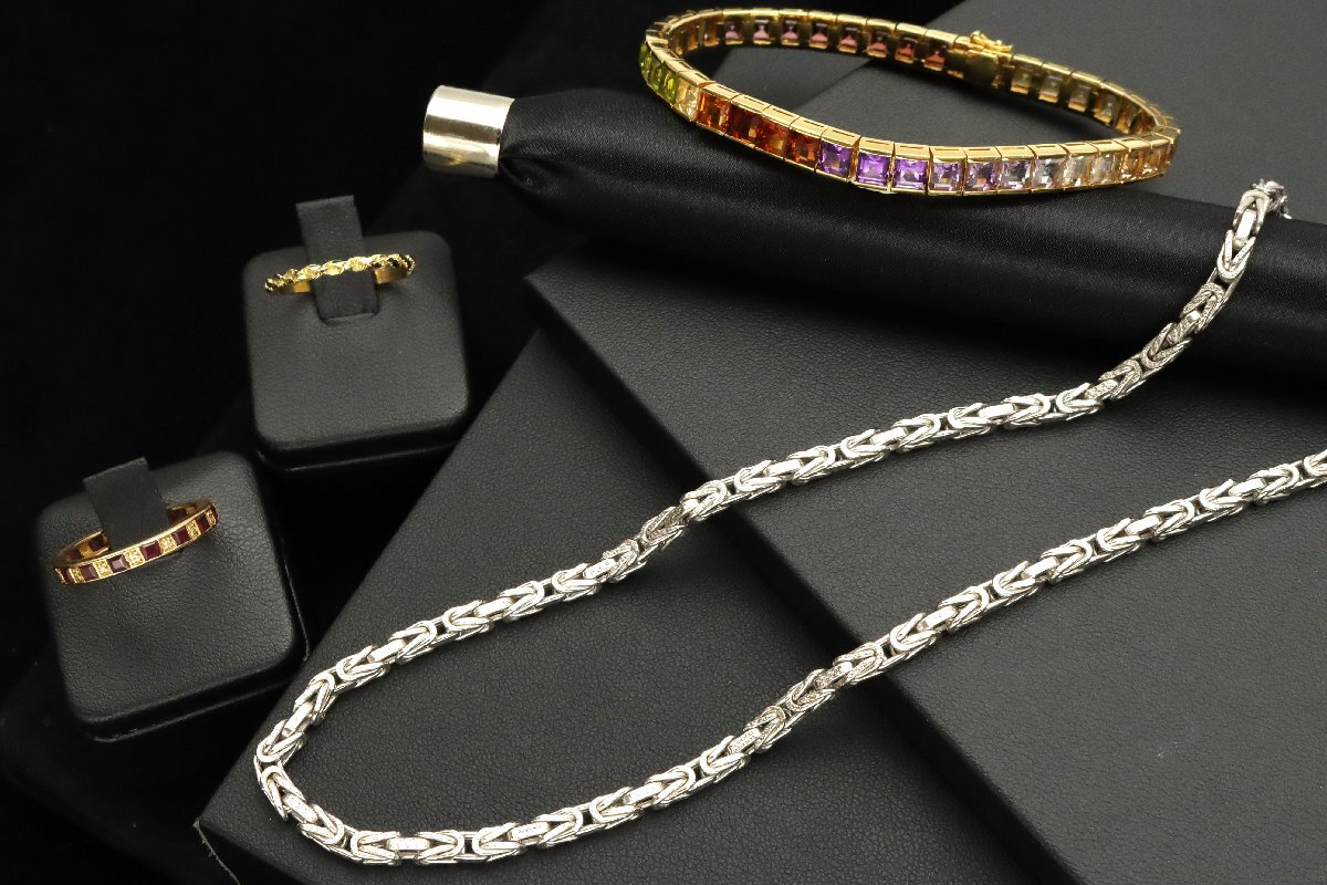 Yahoo!オークション - おたからや 14KT刻印 K14相当ジュエリー 4点《約...