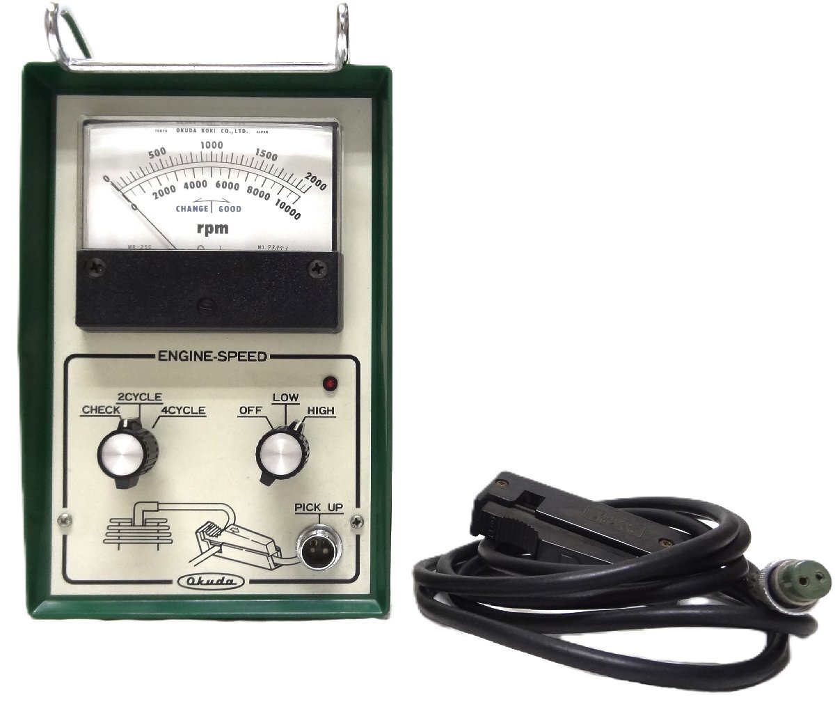 Yahoo!オークション - 動作未確認 OKUDA 奥田工機 エンジンスピードテ...