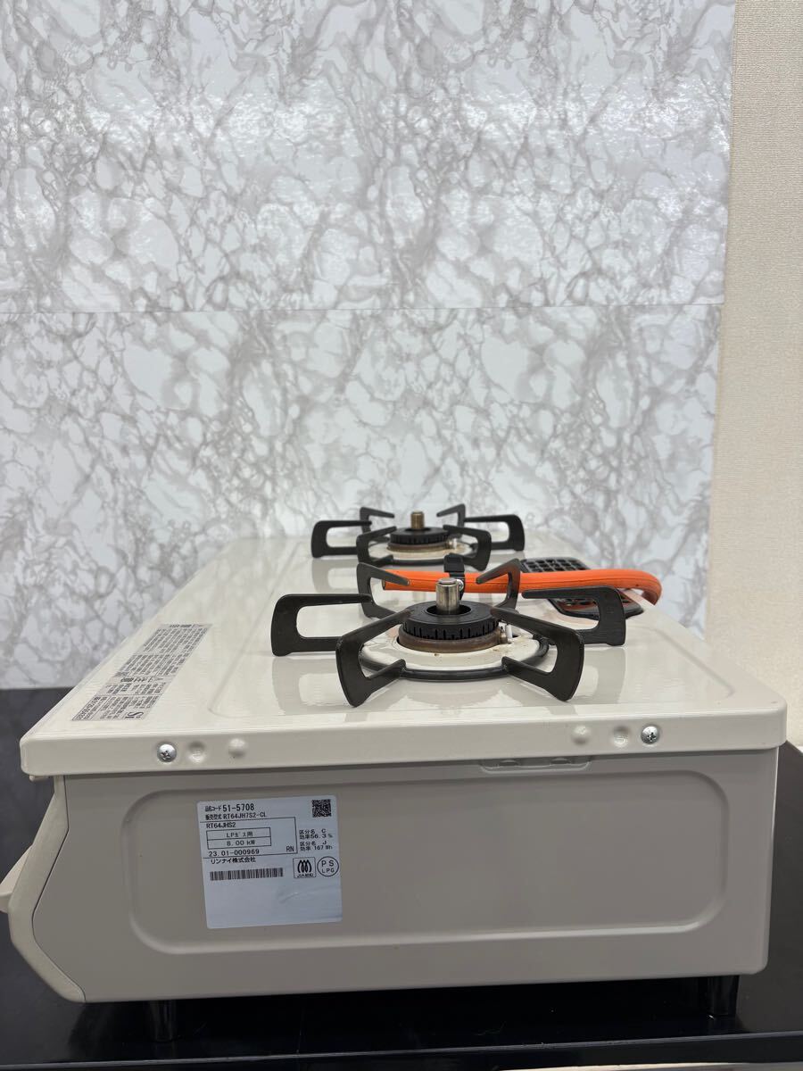 Yahoo!オークション - k Rinnai ガスコンロ LPガス用 RT64JH7S2-CL