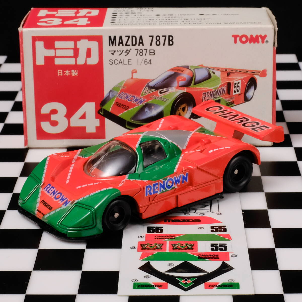 Yahoo!オークション - トミカ マツダ 787B シール未貼り #34-5-2 日本...
