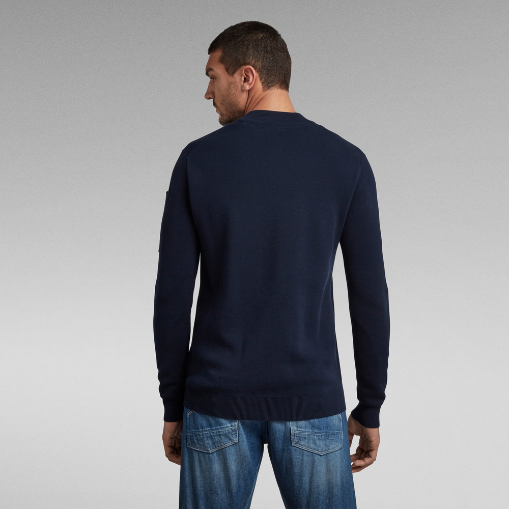 Yahoo!オークション - 1円/秋冬/G-STAR RAW/XSサイズ/ハーフジップ ニ...