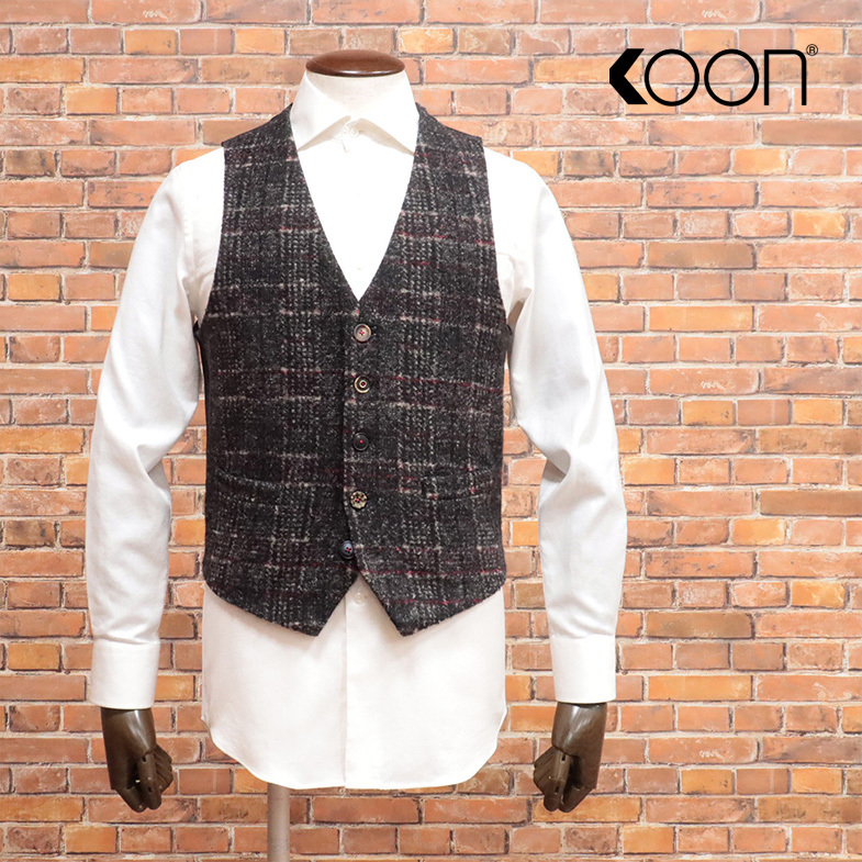 Yahoo!オークション - 1円/秋冬/Koon/48サイズ/ベスト ウール混スライ...