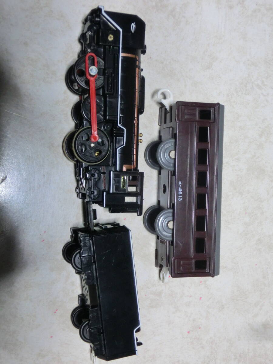 Yahoo!オークション - プラレール SL C62 2 ライト点灯＋オハ4613 3両...