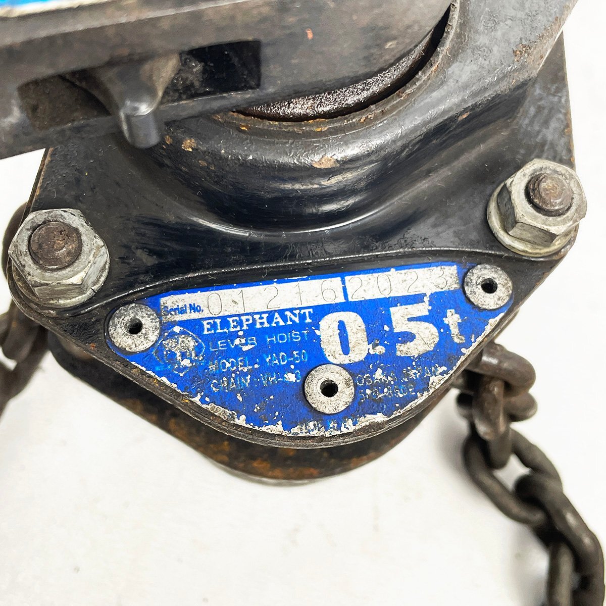 ELEPHANT 象印 強力レバーホイスト 0.5t 0.5トン 500kg 1.2m YAD-50 レバーブロック R14600(工具、DIY用品)｜売買されたオークション情報、yahooの ...