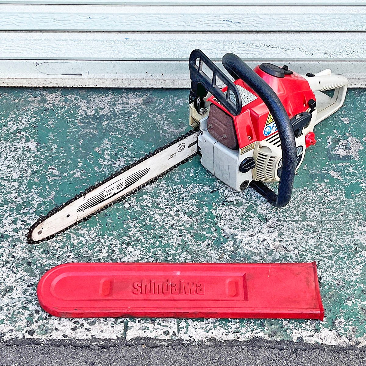 Yahoo!オークション - shindaiwa 新ダイワ やまびこ エンジン チェンソ...