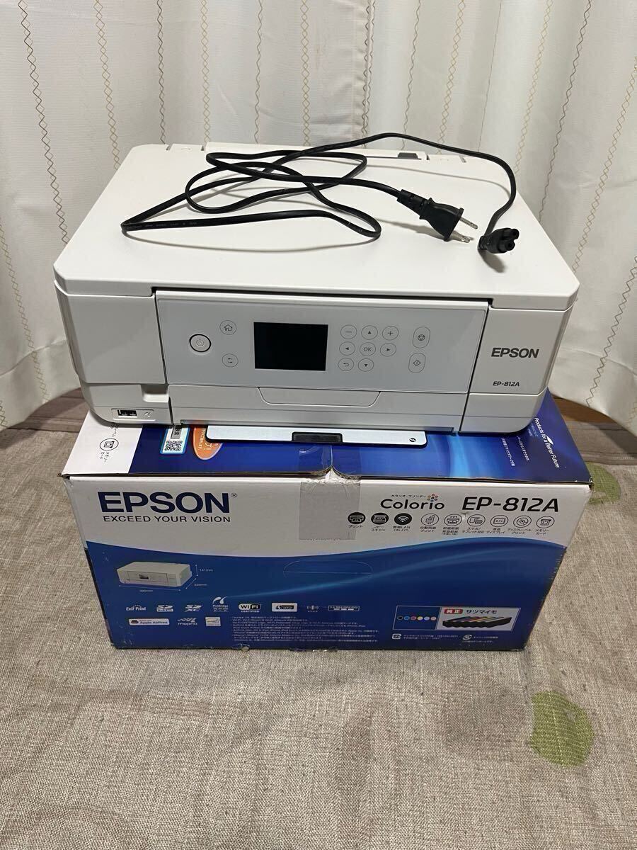 EPSON インクジェットプリンター EP-812A 複合機 エプソン ジャンク(エプソン)｜売買されたオークション情報、yahooの商品情報をアーカイブ公開 - オークファン（aucfan.com）