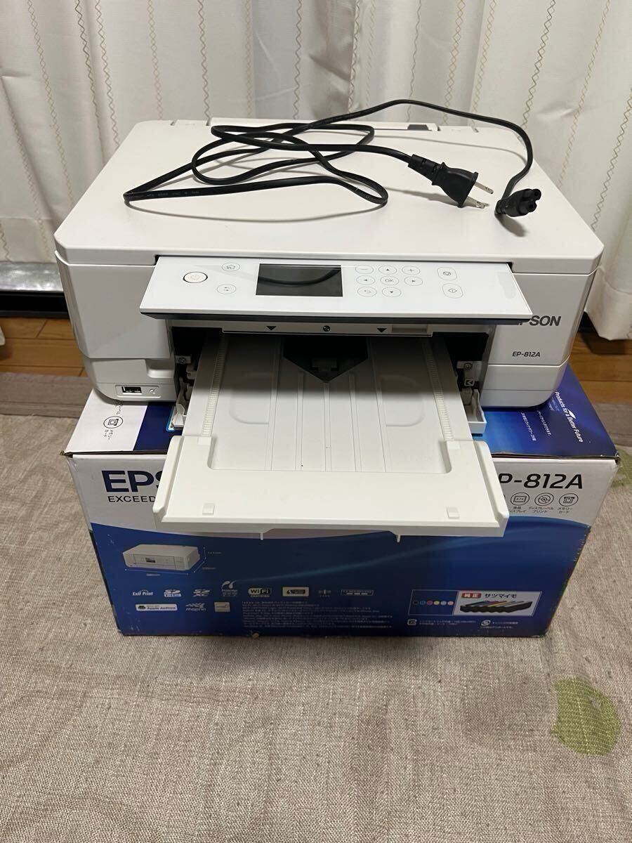 EPSON インクジェットプリンター EP-812A 複合機 エプソン ジャンク(エプソン)｜売買されたオークション情報、yahooの商品情報をアーカイブ公開 - オークファン（aucfan.com）