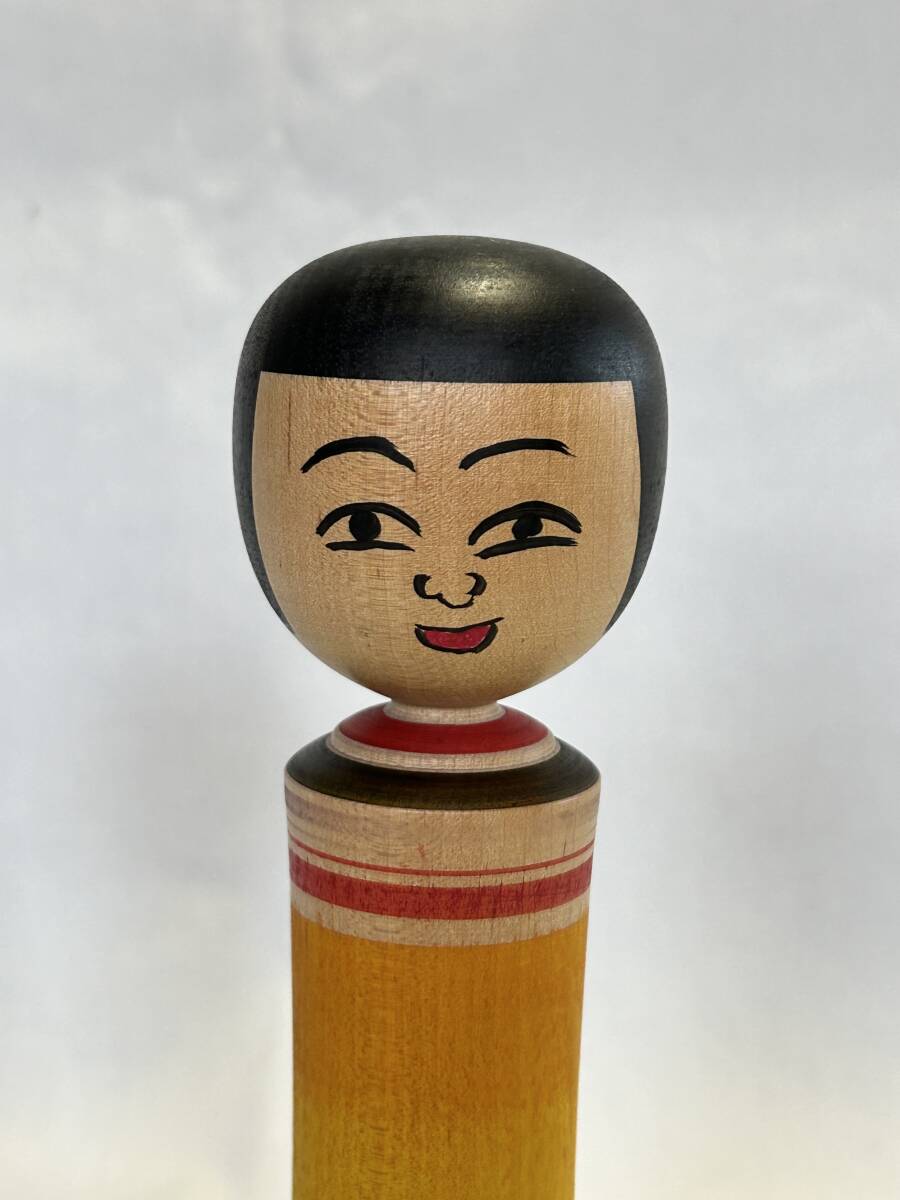 Yahoo!オークション - 伝統こけし 津軽系 島津誠一 作品（21.2cm）