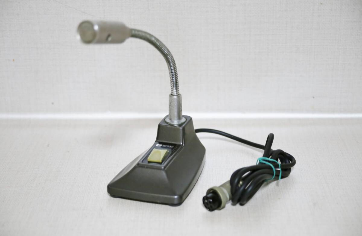 Yahoo!オークション - ICOM IC-SM5 卓上 デスクトップマイク メタル8ピ...