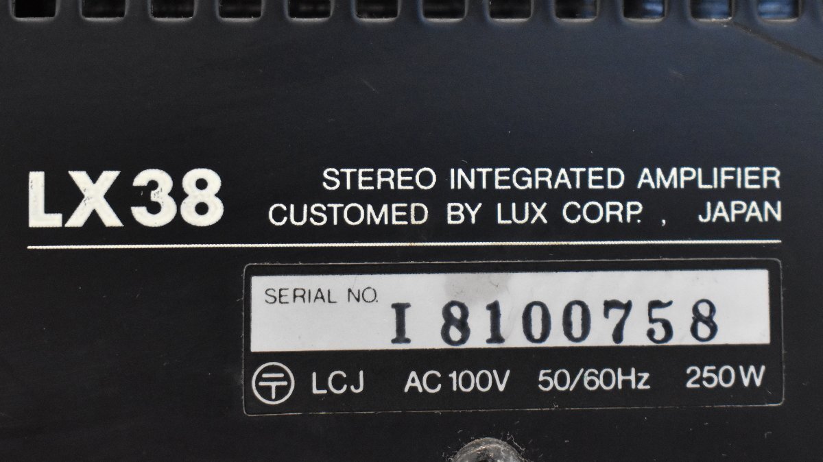 Yahoo!オークション - 9628 中古品 LUXMAN LX38 ラックスマン プリメイ...