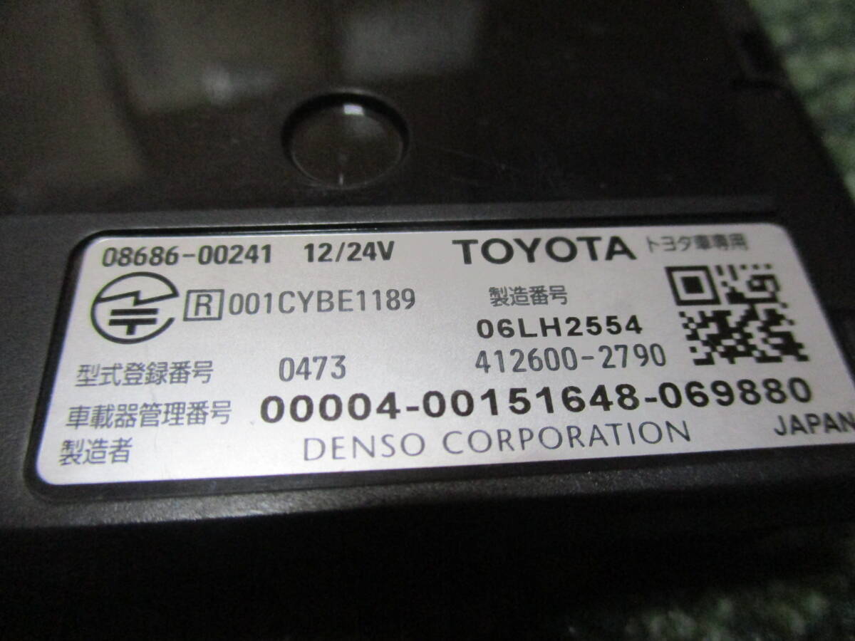 Yahoo!オークション - A478 トヨタ 純正 アンテナ分離型 ETC車載器 086...