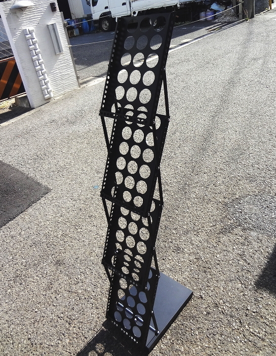 Yahoo!オークション - Kしか0297 折り畳みディスプレイラック マガジン...