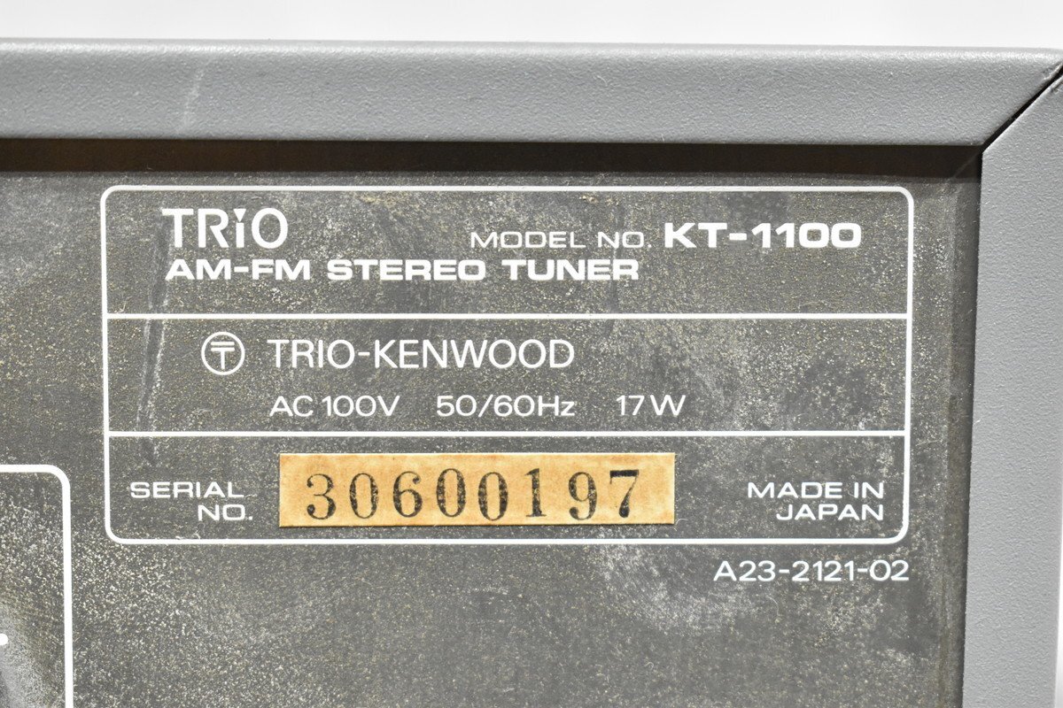 Yahoo!オークション - KENWOOD ケンウッド TRIO トリオ KT-1100 AM/FM...