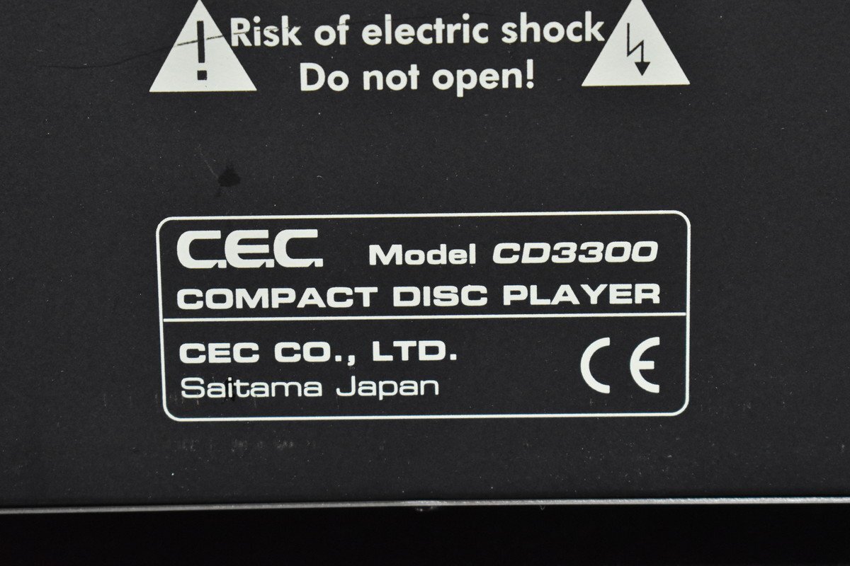 Yahoo!オークション - CEC CDプレイヤー CD3300