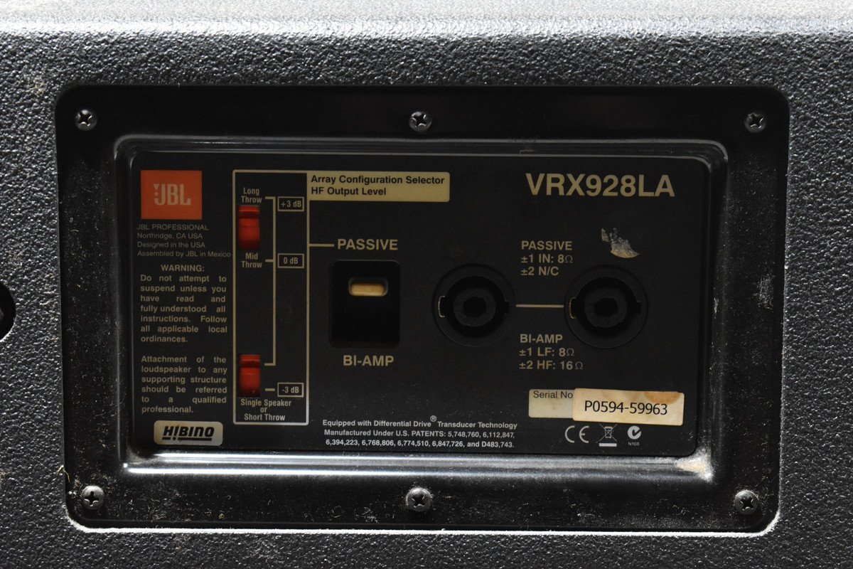 Yahoo!オークション - JBL VRX928LA スピーカー ブラック ペア