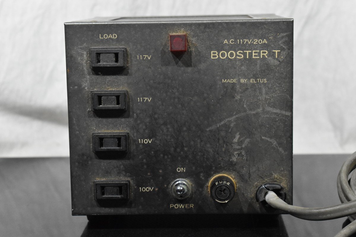 Yahoo!オークション - ELTUS BOOSTER T. 117V-20A 電源ステップアップ...