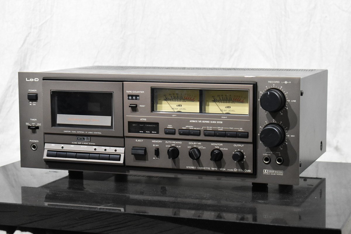 Lo-D ローディ カセットデッキ D-3300MB(一般)｜売買されたオークション情報、yahooの商品情報をアーカイブ公開 - オークファン（aucfan.com）