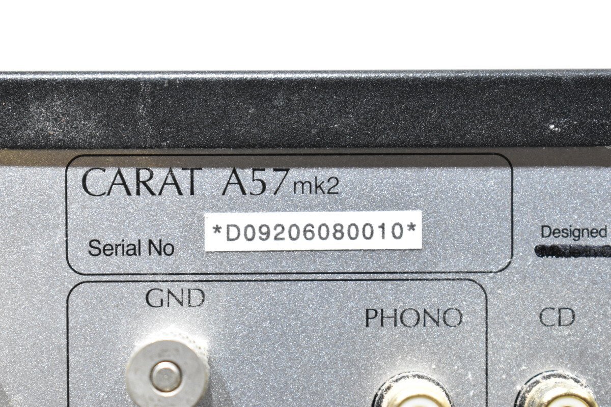 Yahoo!オークション - CARAT キャラット プリメインアンプ A57 mk2