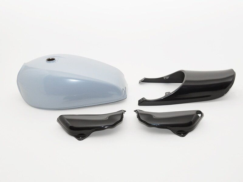 Yahoo!オークション - 送料無料 ゼファー1100 Z2タイプスチールタンク...