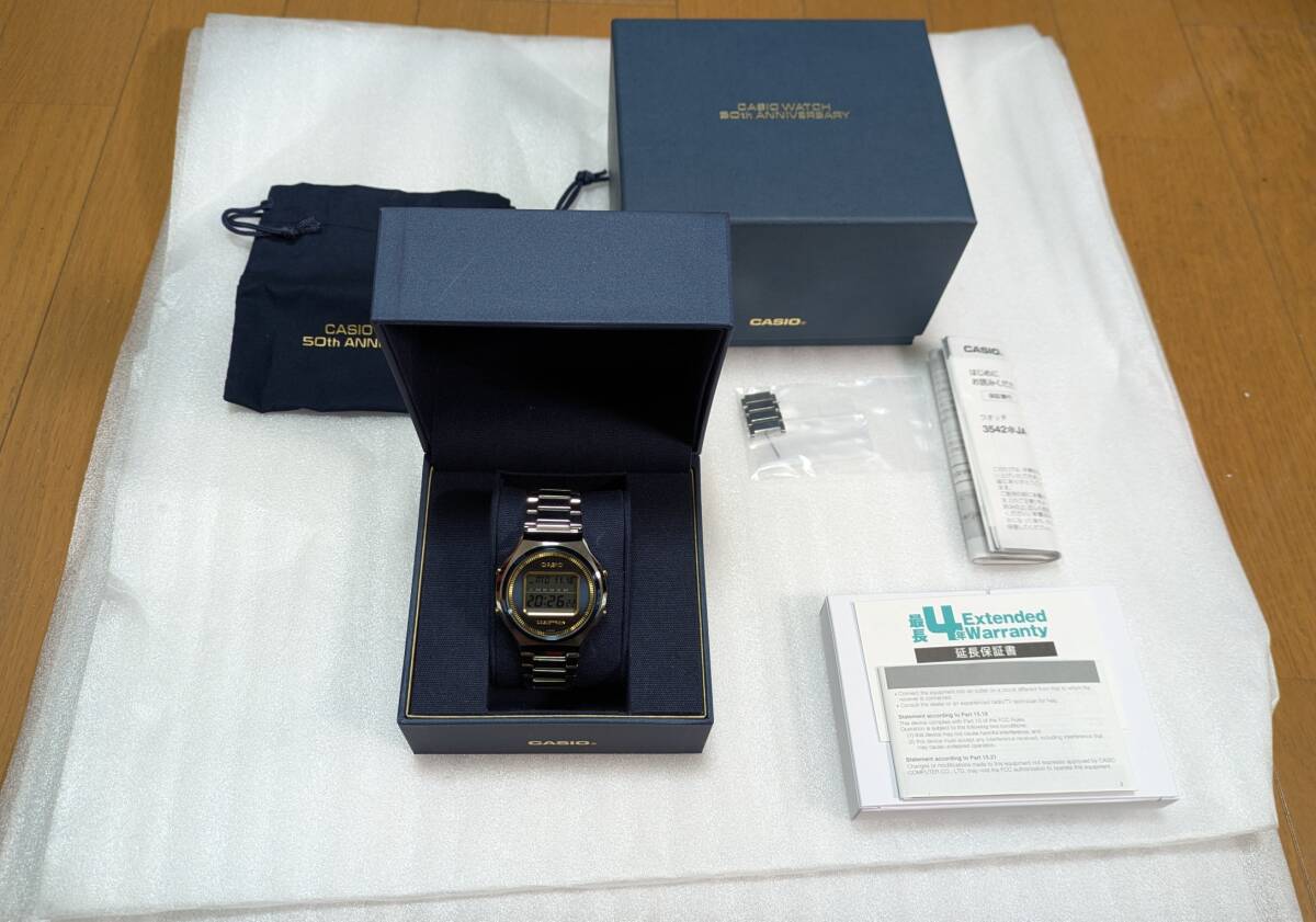 Yahoo!オークション - カシオ50周年記念モデル カシオトロン TRN-50SS...