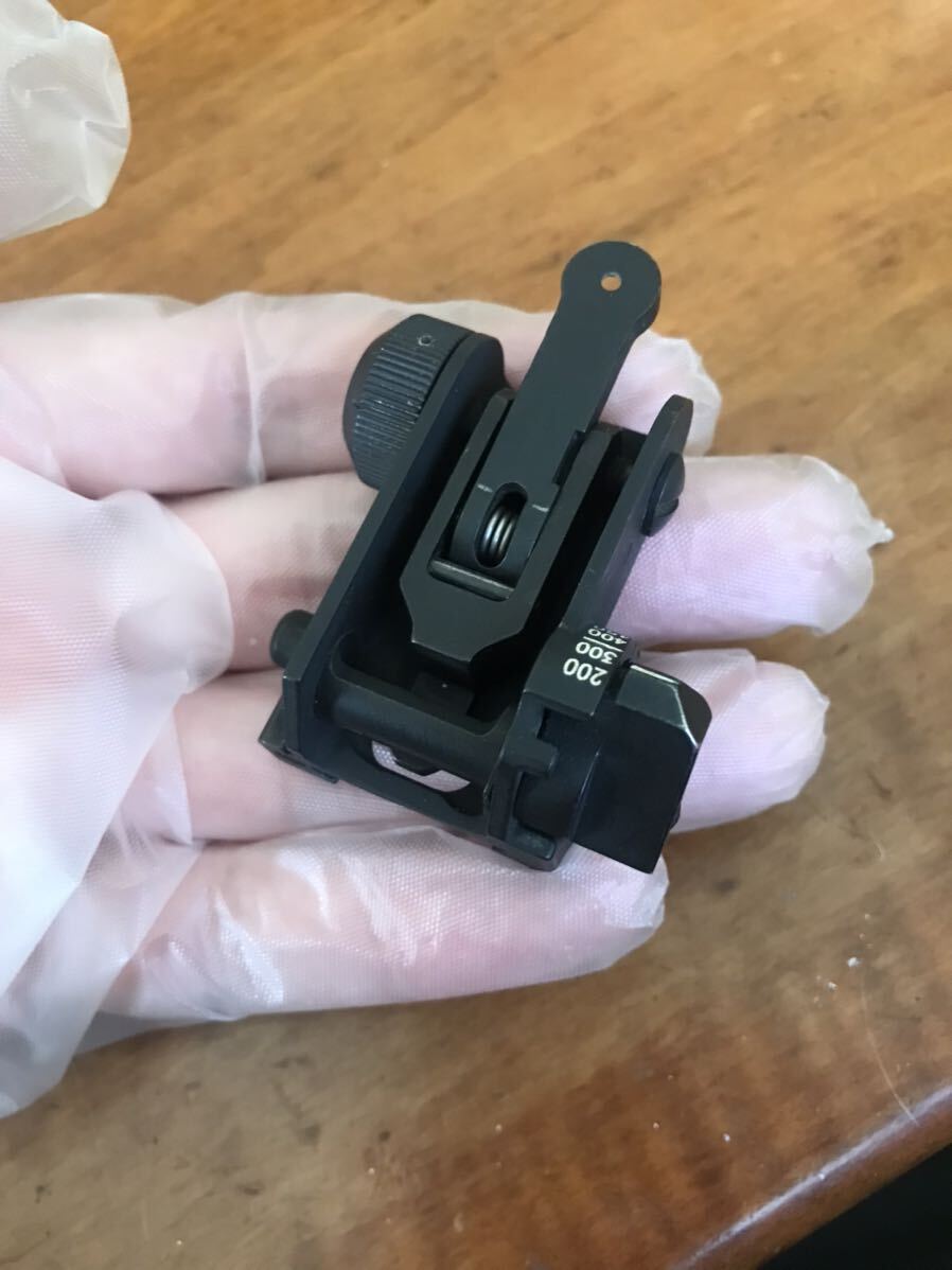 Yahoo!オークション - 実物 米軍 matech buis 200m-600m リアサイト M4...