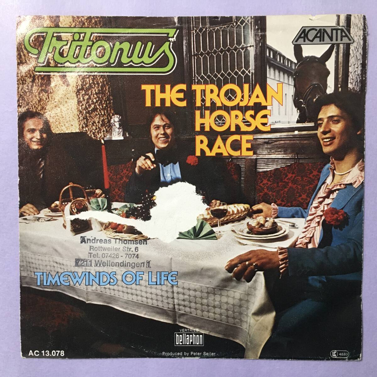 Yahoo!オークション - TORITONUS THE TROJAN HORSE RACE ドイツ盤