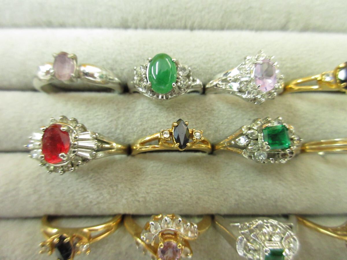 Yahoo!オークション - 【C16】カラーストーン 指輪 リング アメジスト ...