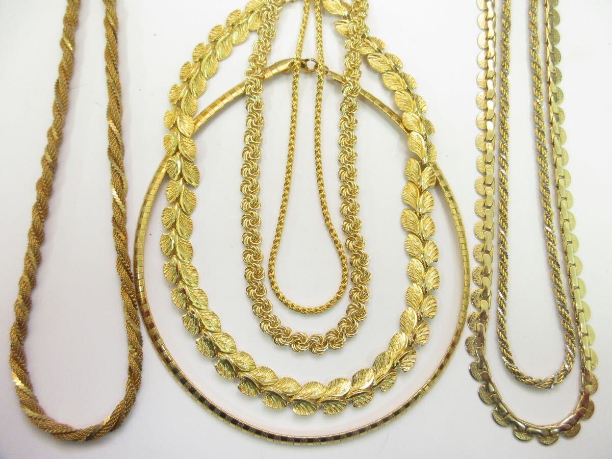 Yahoo!オークション - 【C71】ヴィンテージ ビンテージ ネックレス ゴ...