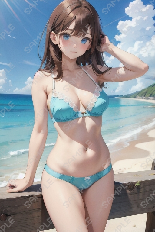 Yahoo!オークション - A035【一点物】AIアート A4ポスター セクシー美...