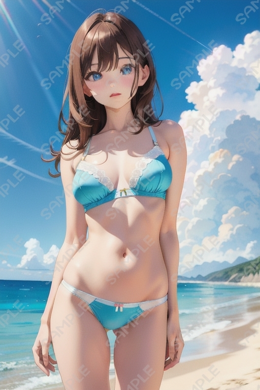 Yahoo!オークション - A036【一点物】AIアート A4ポスター セクシー美...