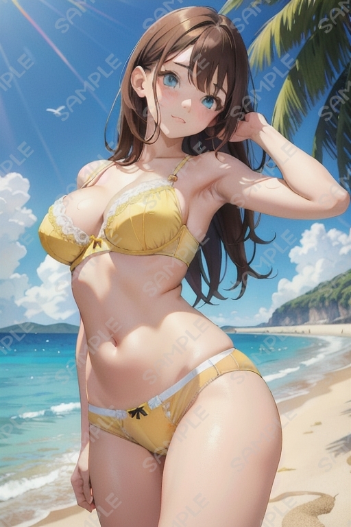 Yahoo!オークション - A044【一点物】AIアート A4ポスター セクシー美...